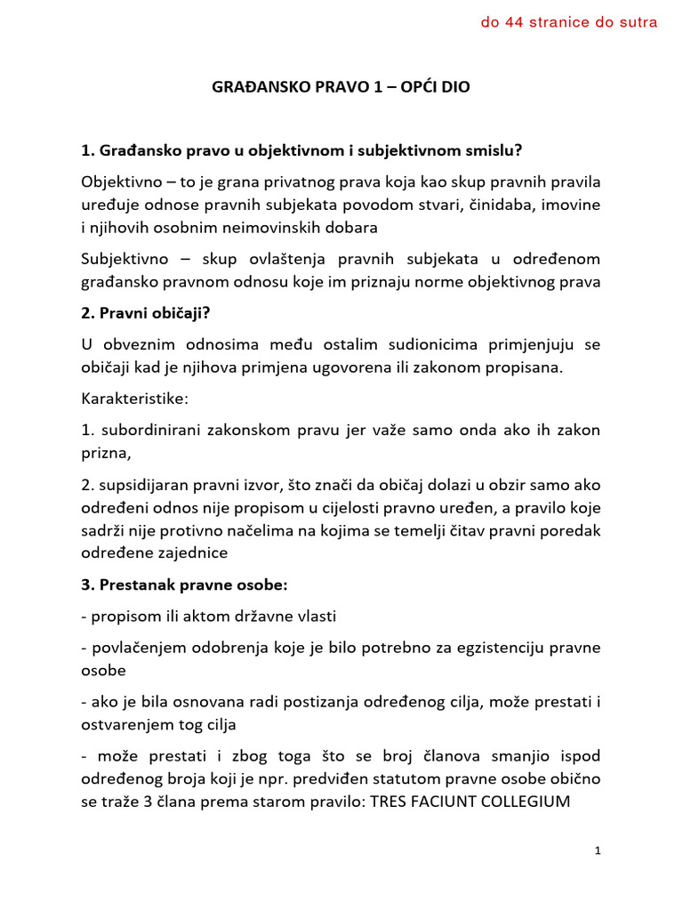 SKRIPTA GP1 Sređena Sveee | PDF