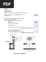 Lifting Lug Design and Calculations | PDF | Stress (Mechanics ...