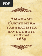 Ubusobanuro Bwa Daniyeli (Updated) | PDF | Bantu