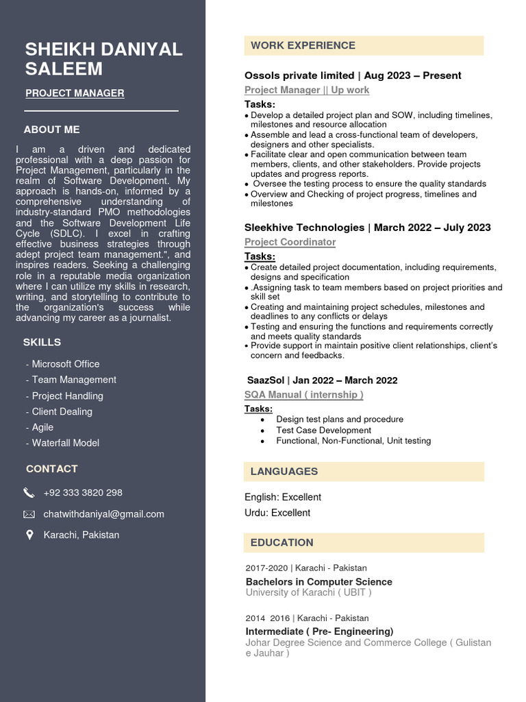 Daniyal Saleem | PDF | Software Development Process | Systems Engineering