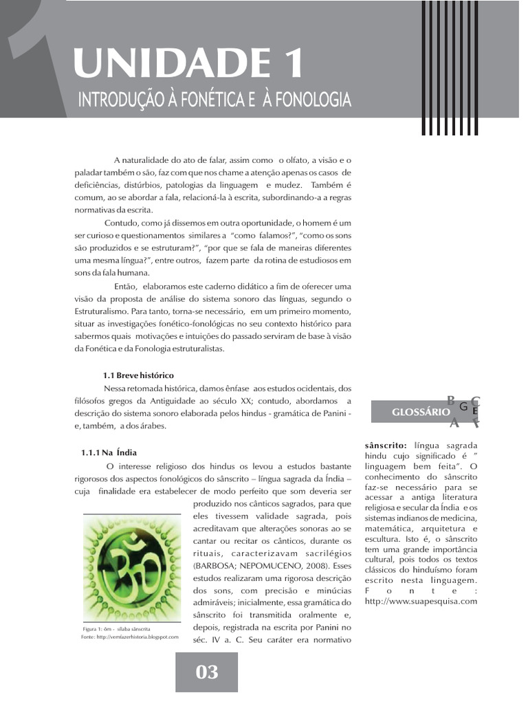 Apostila Fonética e Fonologia de Ana Lopes | PDF | Fonética | Fonologia