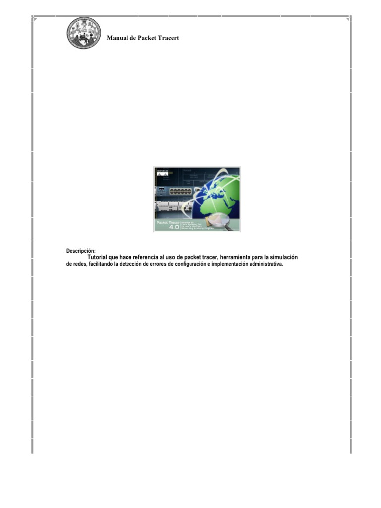 Manual de Packet Tracer | Descargar gratis PDF | Enrutador (Computación) | Dirección IP