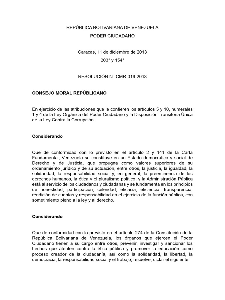 Código De ética Del Servidor Público Descargar Gratis Pdf Venezuela