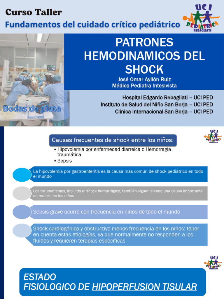 Patrones Hemodinámicos del Shock Pediátrico | PDF | Choque ...