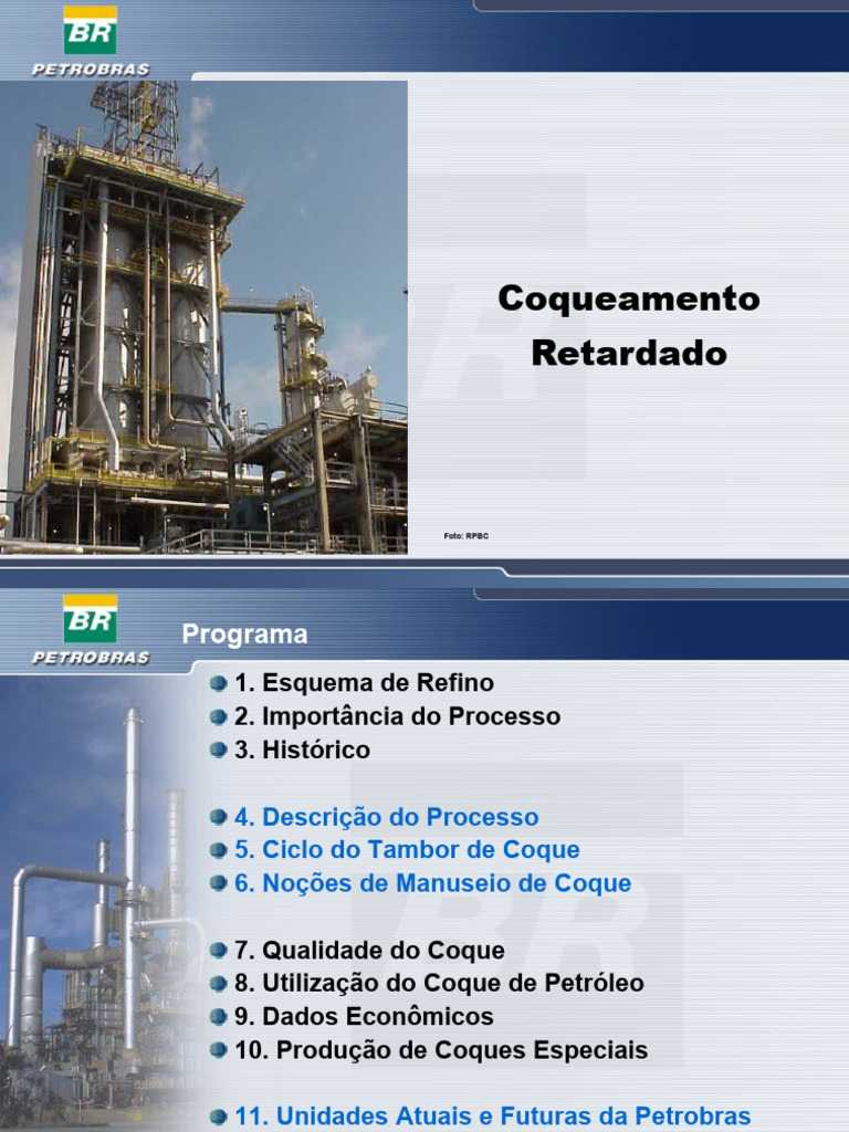 3 Coqueamento Retardado - PPT - 4h - CENEQ | PDF | Craqueamento ...
