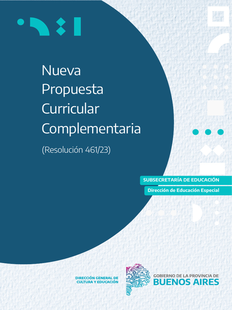 Propuesta Curricular Complementaria (1) - 240215 - 190034 | PDF | Enseñando | Aprendizaje