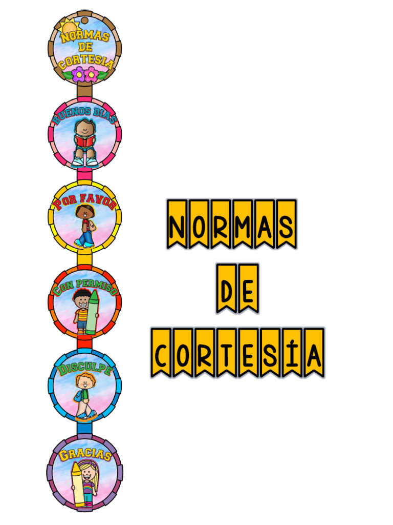 Febrero Primer Grado Normas De Cortesía Pdf