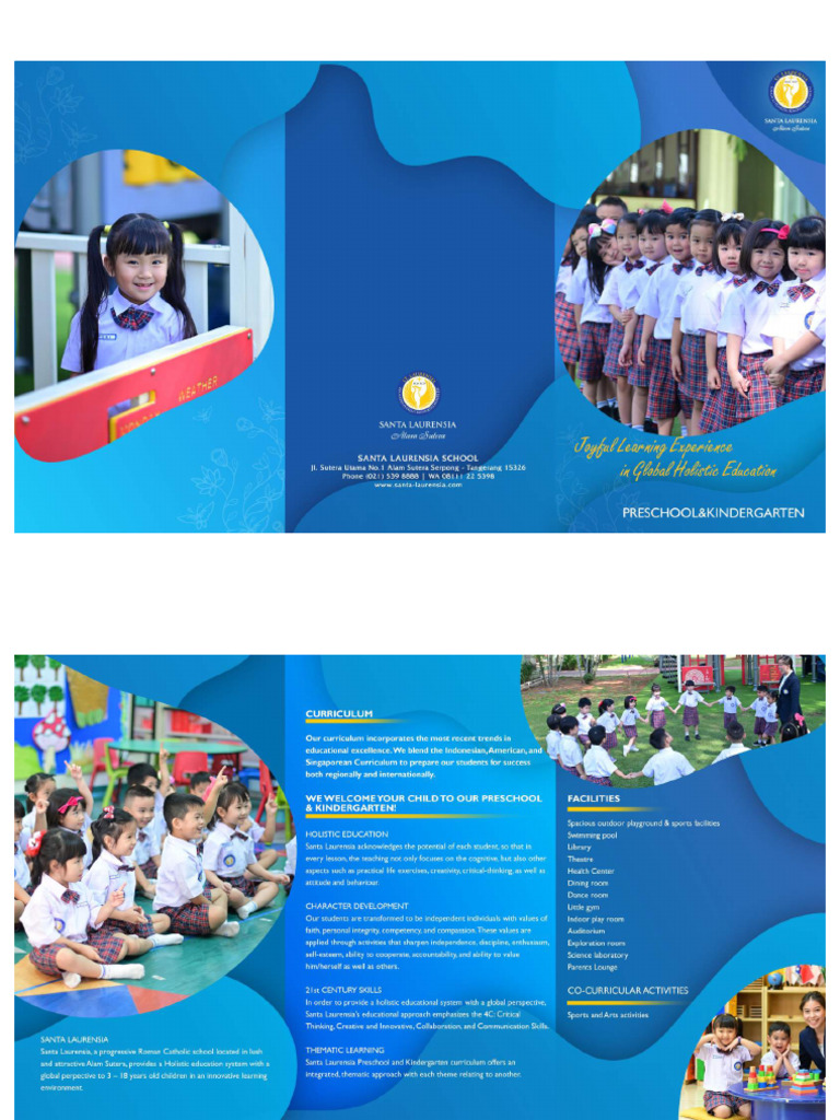 Brosur TK Santa Laurensia | PDF