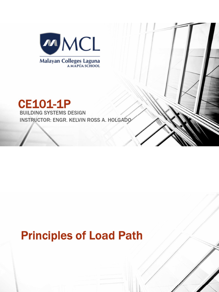 3 - Principles of Load Path & Lateral Systems in Building | PDF ...