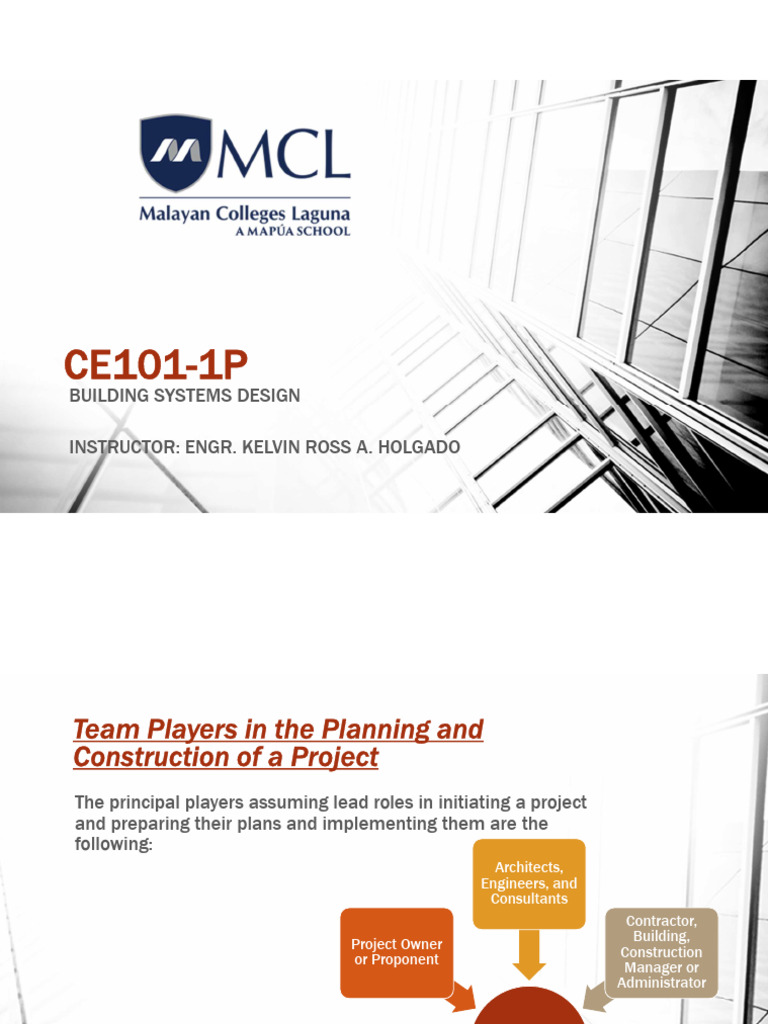 Key Players in Building Project Design | PDF | Architect | Civil ...