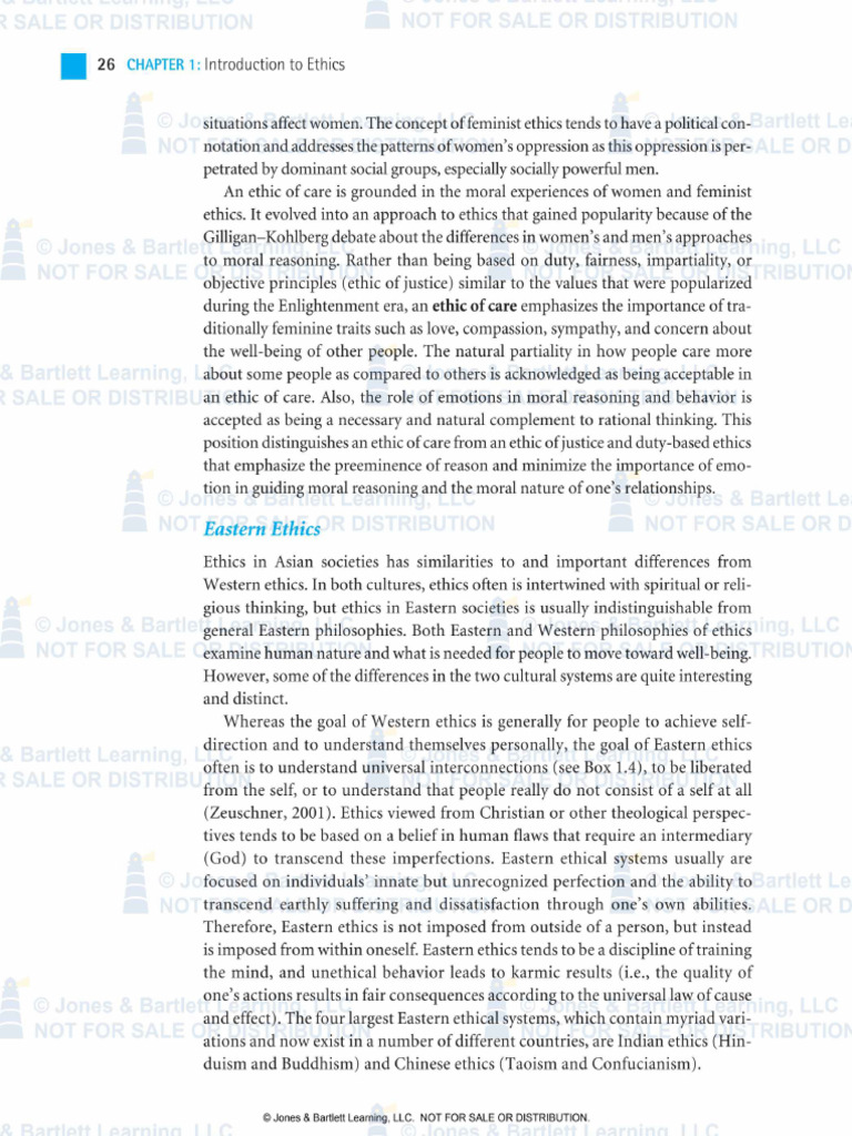 Eastern Oriental Ethics | PDF