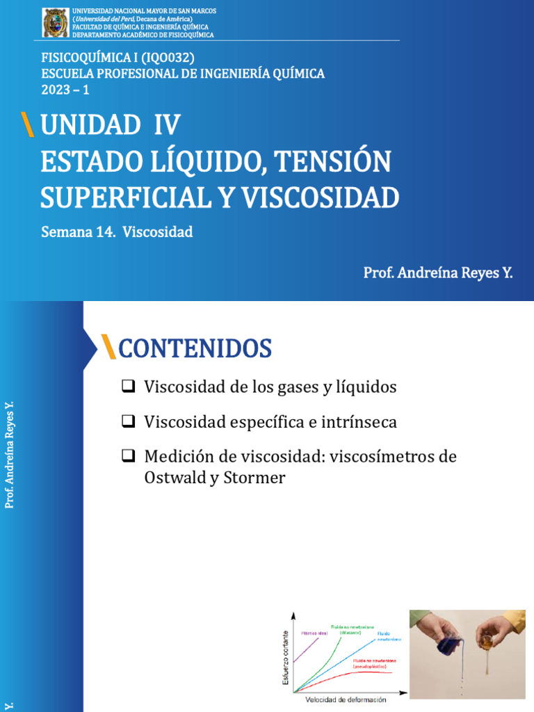 Semana 14-IV | PDF | Viscosidad | Gases