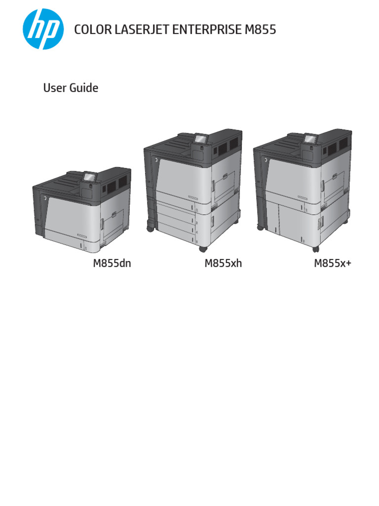 HP M855 - Manual | PDF | Microsoft Windows | 64 Bit Computing