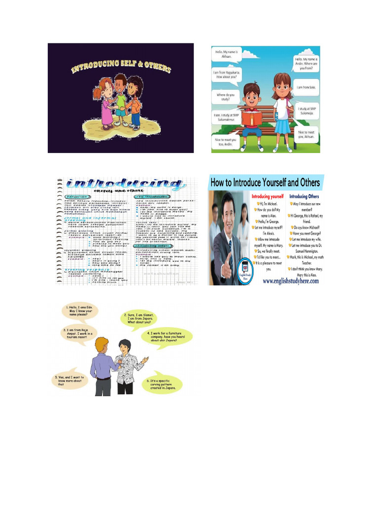 Introducing Oneself and Others | PDF