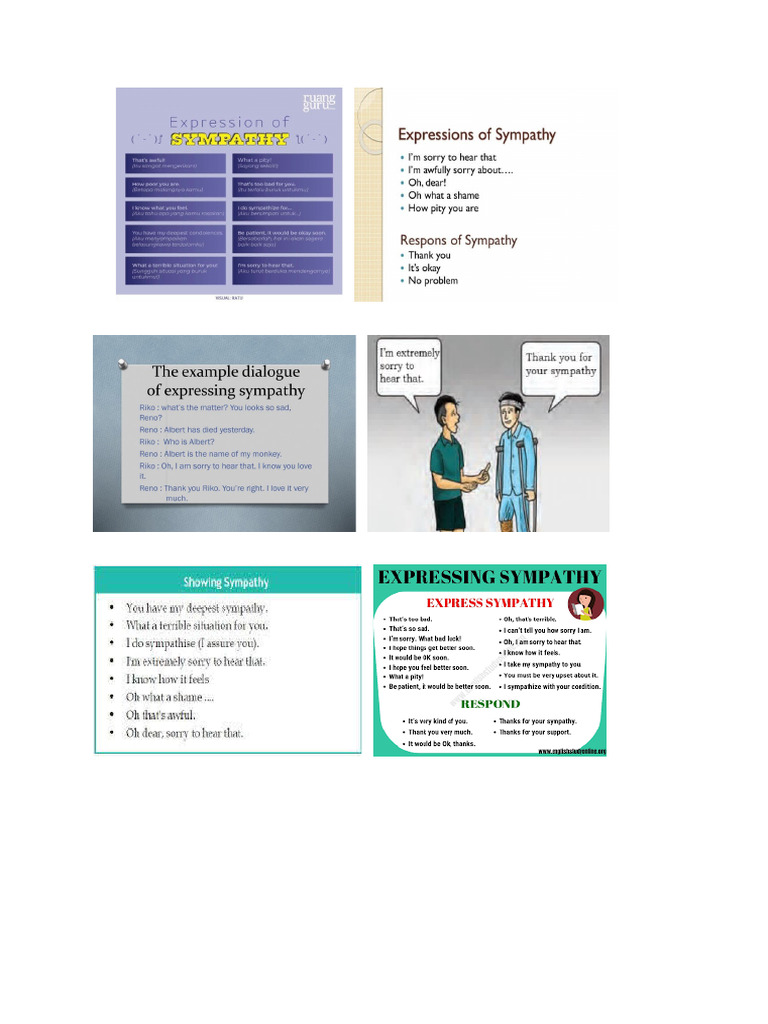Expressing Sympathy | PDF