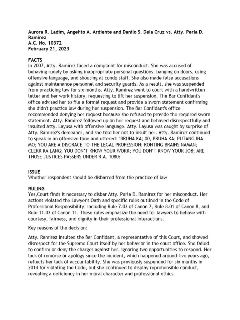 A.C No. 10372 - Aurora R. Ladim, Angelito A. Ardiente and Danilo S ...