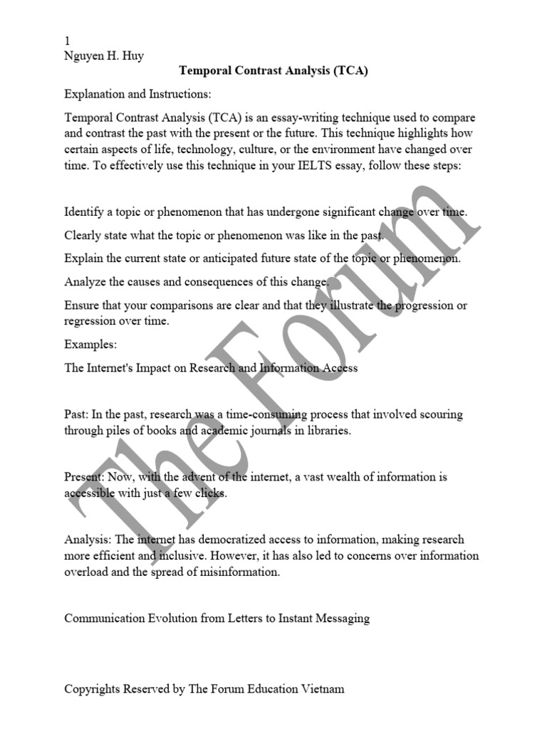 TCA, CTA, and CAR Edited | PDF | Social Media | Popular Culture & Media ...