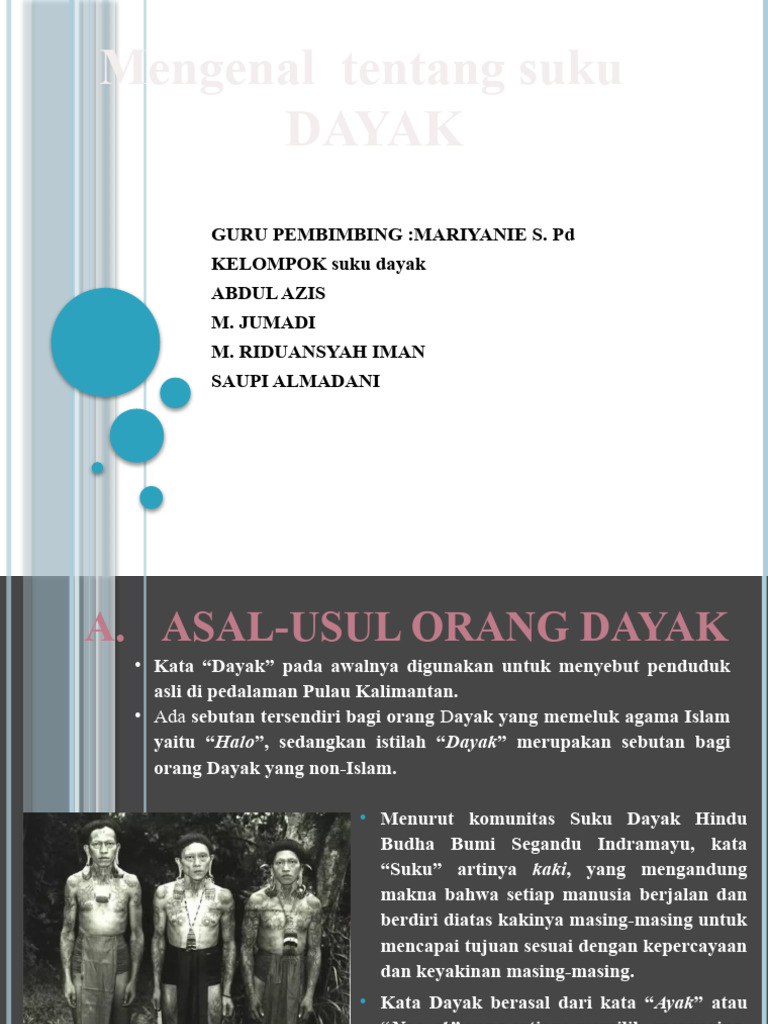 Suku Dayak (Revisi) - 052110-1 | PDF