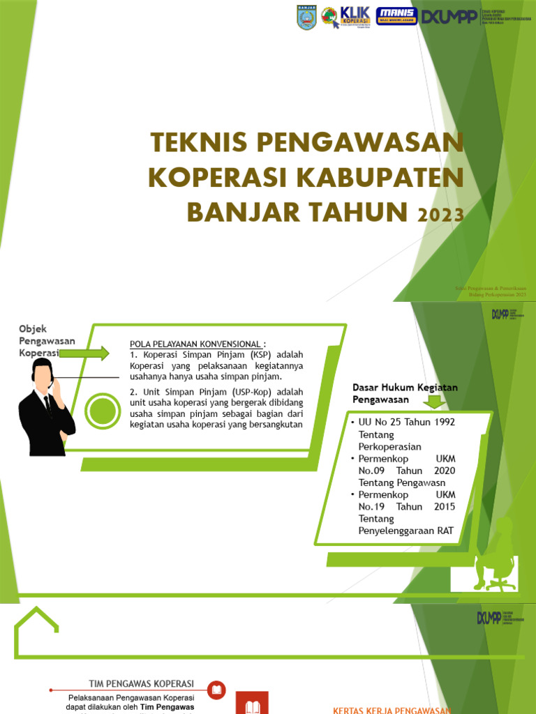 Teknis Pengawasan Koperasi | PDF | Pengelolaan Keuangan & Uang