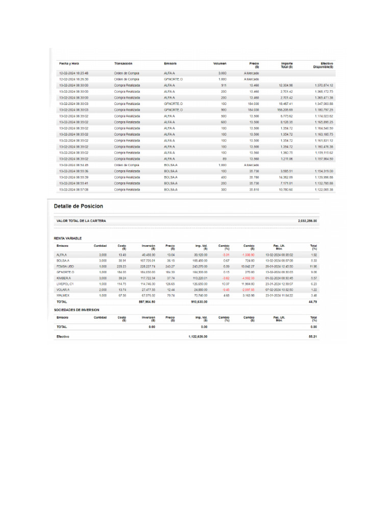 Reporte Accitrade 4 | PDF