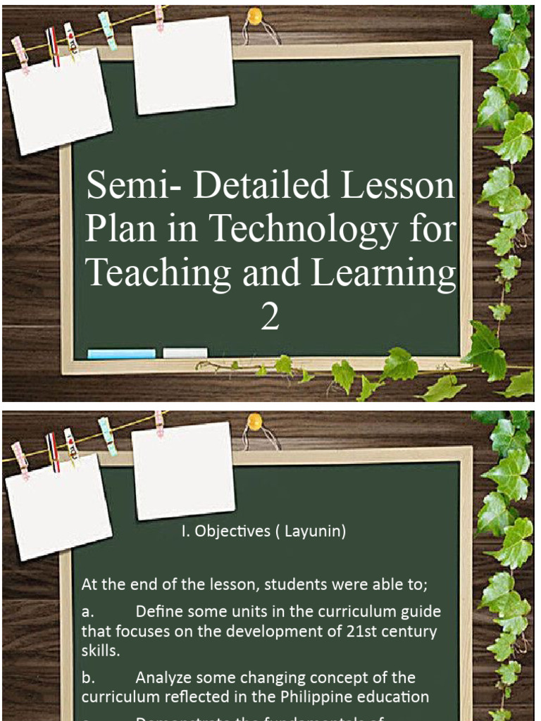 Semi DLP | PDF | Curriculum | Teachers