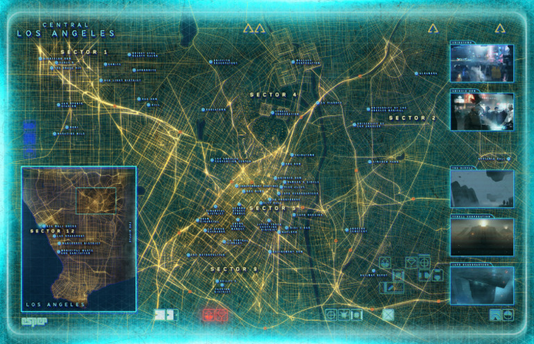 Blade Runner RPG - Starter Set - LA Map (OEF) (2022-04-21) | PDF