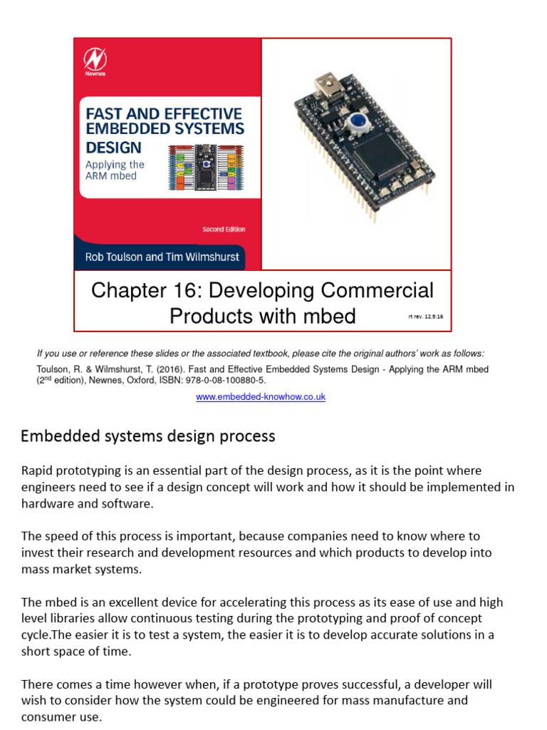 Mbed BK Ed2 CH 16 | PDF | Prototype | Printed Circuit Board