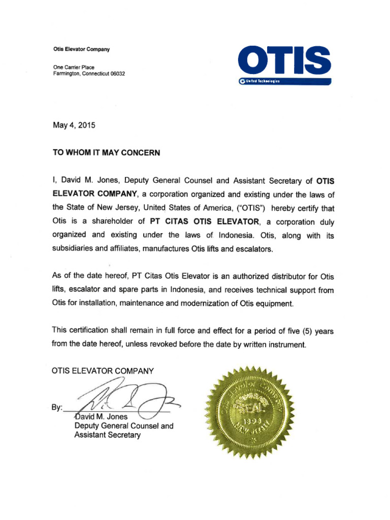 Distributorship Letter 2015 | PDF