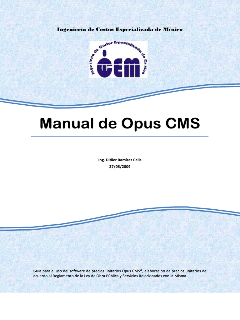 Manual Opus1 Pdf