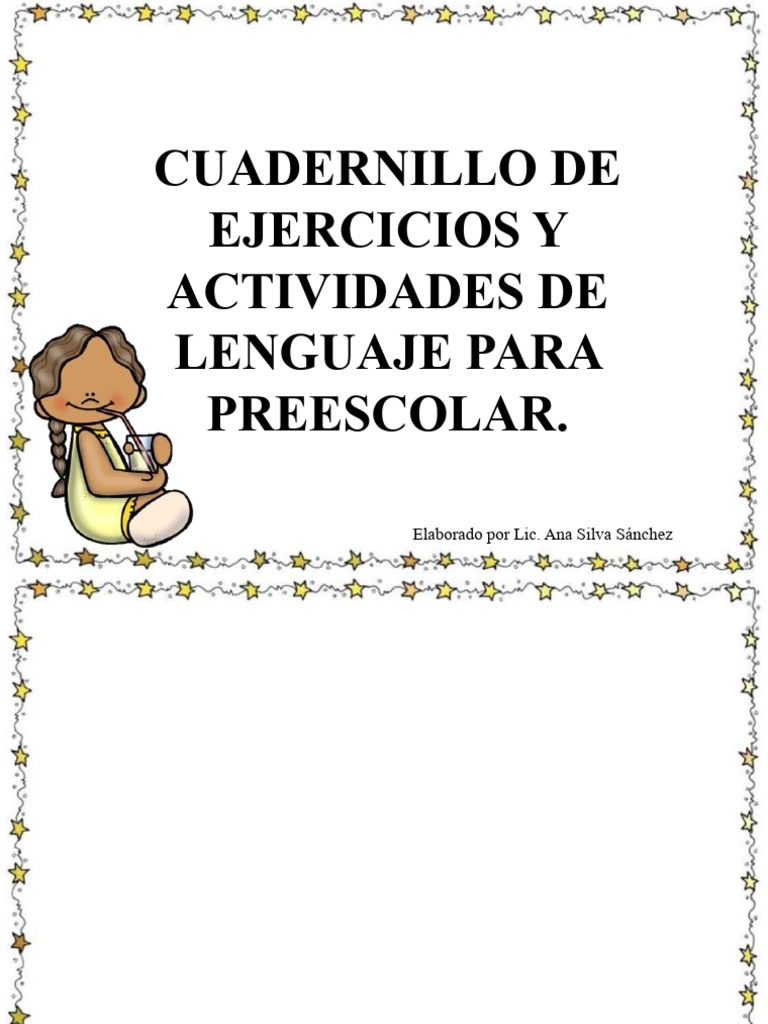 Cuadernillo de Ejercicios y Actividades de Lenguaje para | PDF | Artes ...