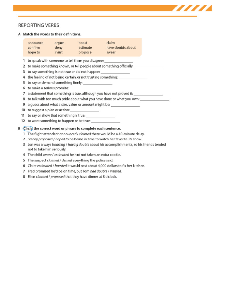BUS Program Evolve 5 Lesson Plan 6 Handout 2 | PDF