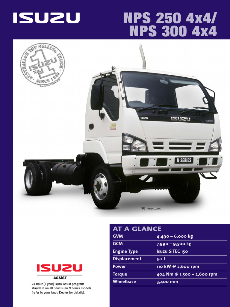 2003 2008 Isuzu NPS 250 300 4x4 1 | PDF | Manual Transmission | Truck