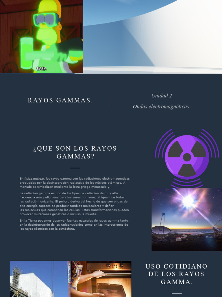 Rayos Gamma | PDF | Rayo gamma | Radiación ionizante