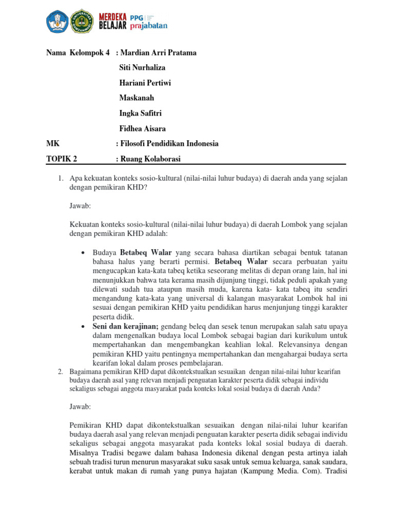 TOPIK 2. FPI. Ruang Kolaborasi | PDF | Karier & Perkembangan | Kesehatan Holistik