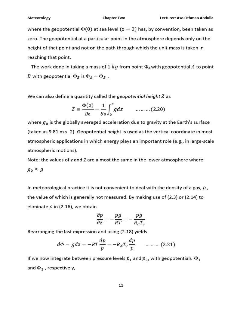 Chapter Two #2 | PDF | Humidity | Atmosphere Of Earth