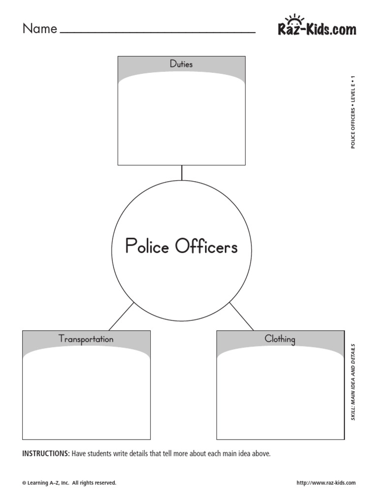 Police Officers - Worksheet | PDF | Language Arts & Discipline | Career ...