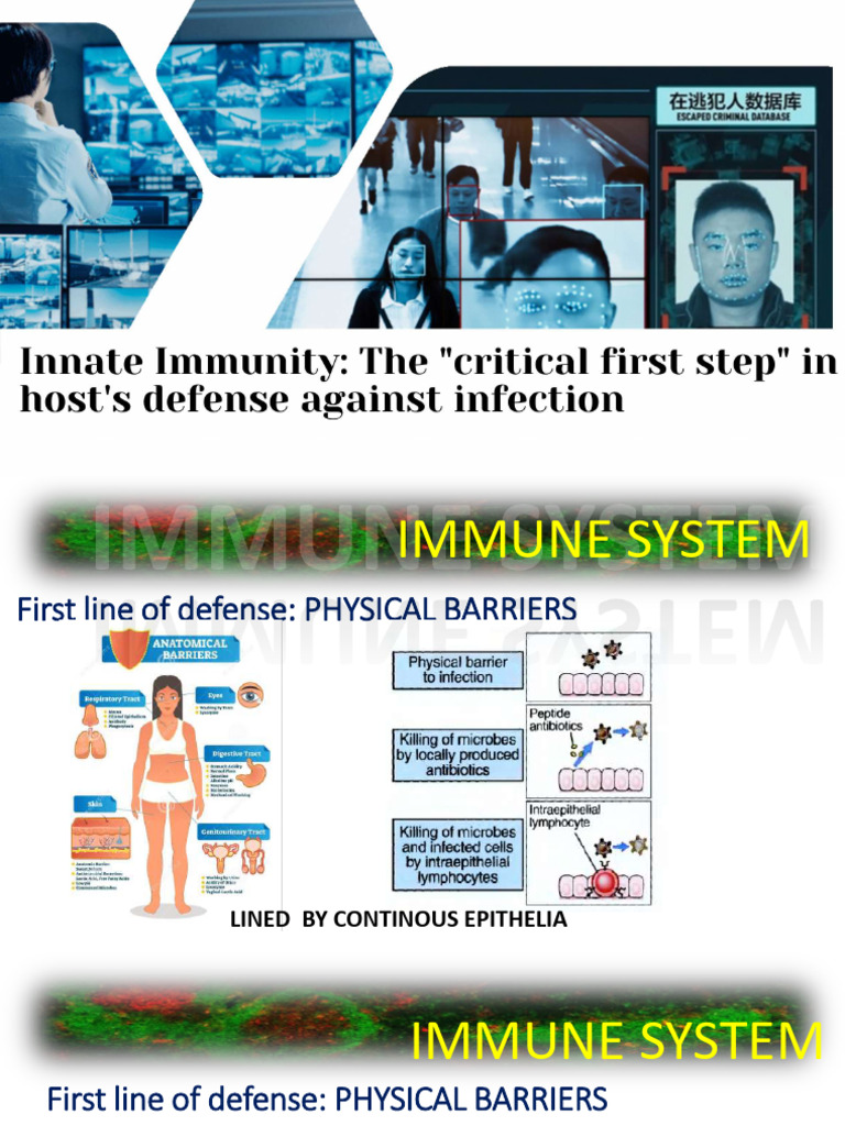 Week 1 Topic 2 Innate Immunity 1 | PDF | Immune System | Innate Immune System