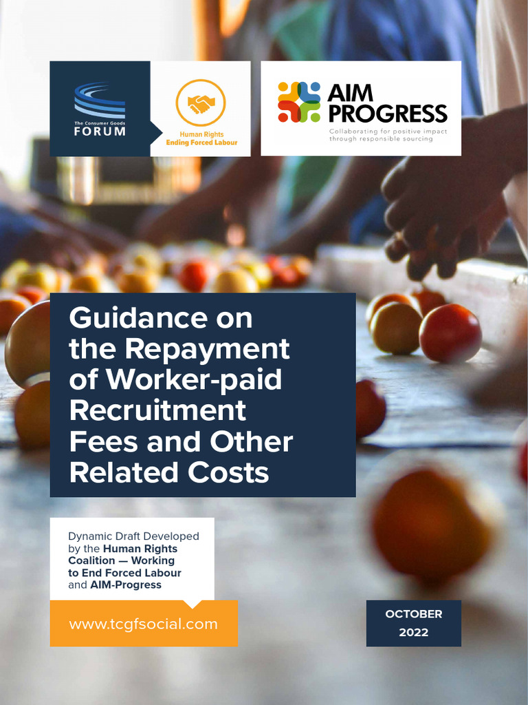2022 HRC Guidelines On Repayment of Recruitment Fees | Download Free PDF | Employment | Recruitment