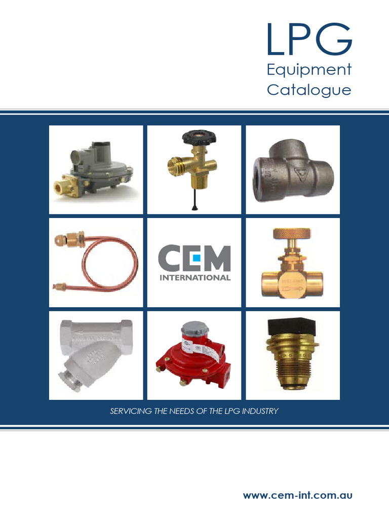 LPG Equipment Catalogue 2021 | PDF | Liquefied Petroleum Gas | Valve