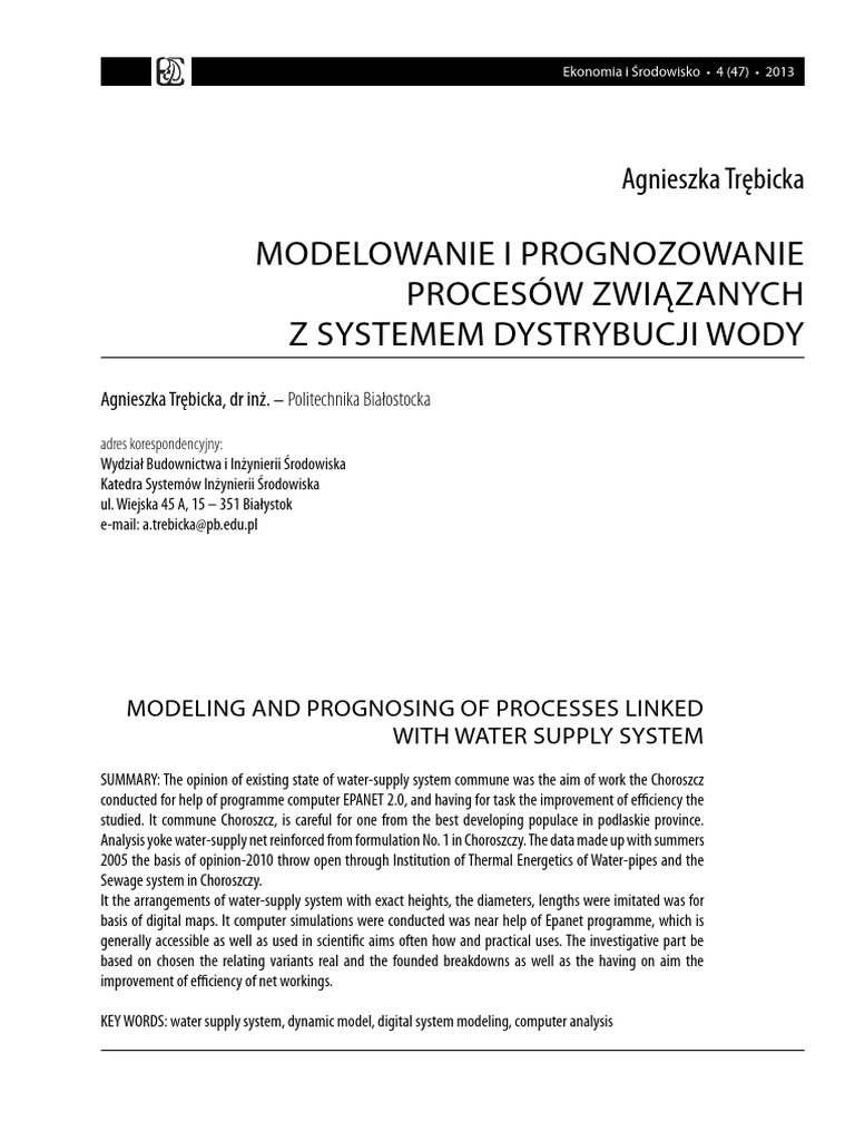 Modelowanie I Prognozowanie Procesó | PDF