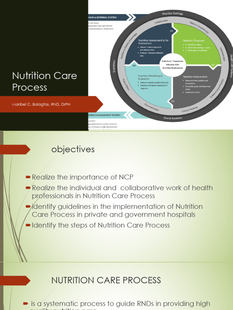 Nutrition Care Process Overview and Guidelines | PDF | Malnutrition ...