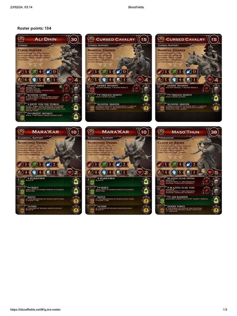 Bloodfields Cursed Sand | PDF