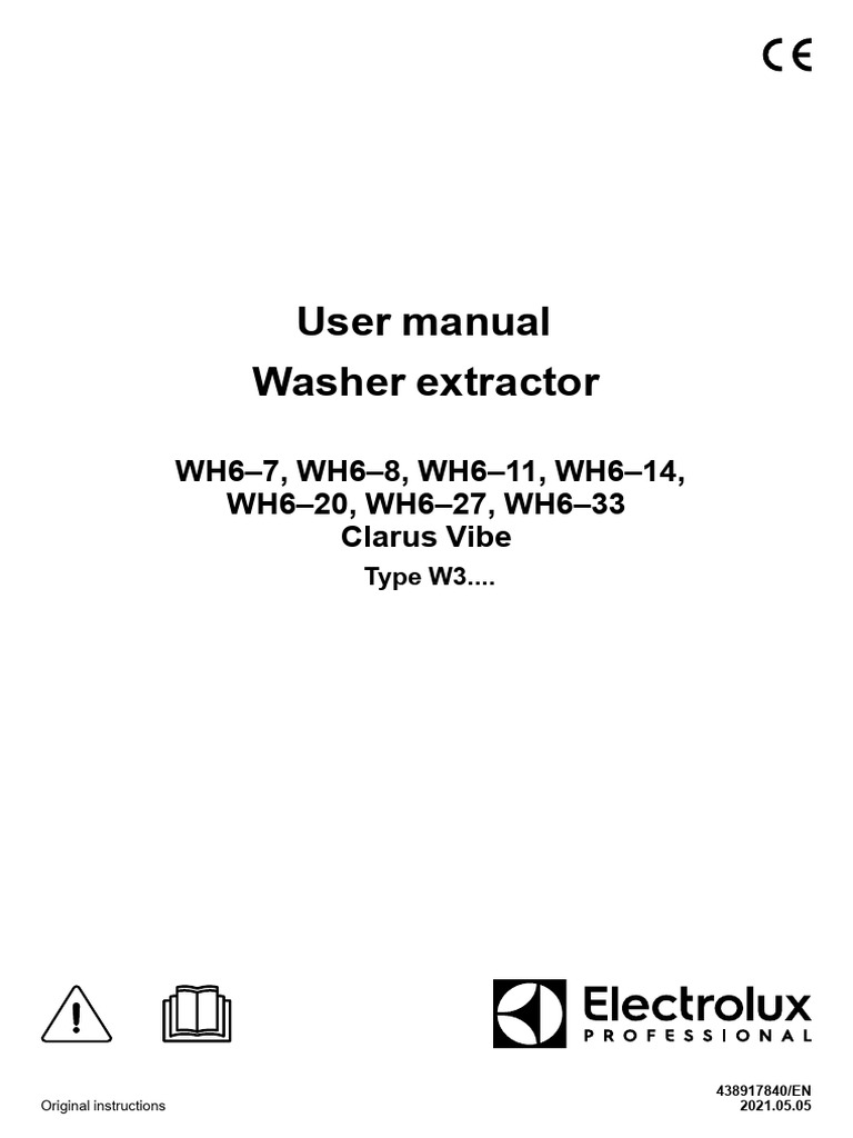 Manual de Usuario Clarus Vibe | PDF | Washing Machine | Manufactured Goods