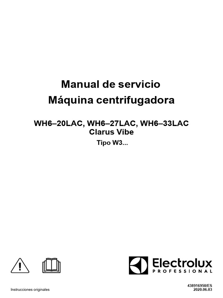 Manual de Servicio WH6-27 Vibe | PDF | Tornillo | Pascal (Unidad)