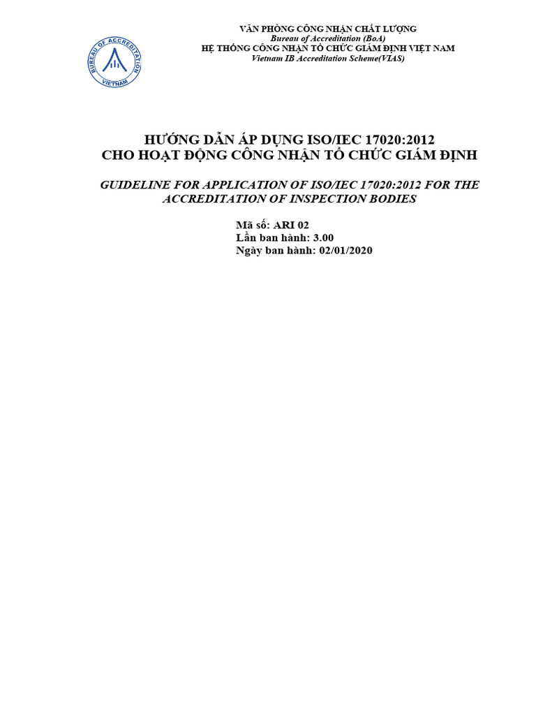 ISO 17020 - 2012 | PDF