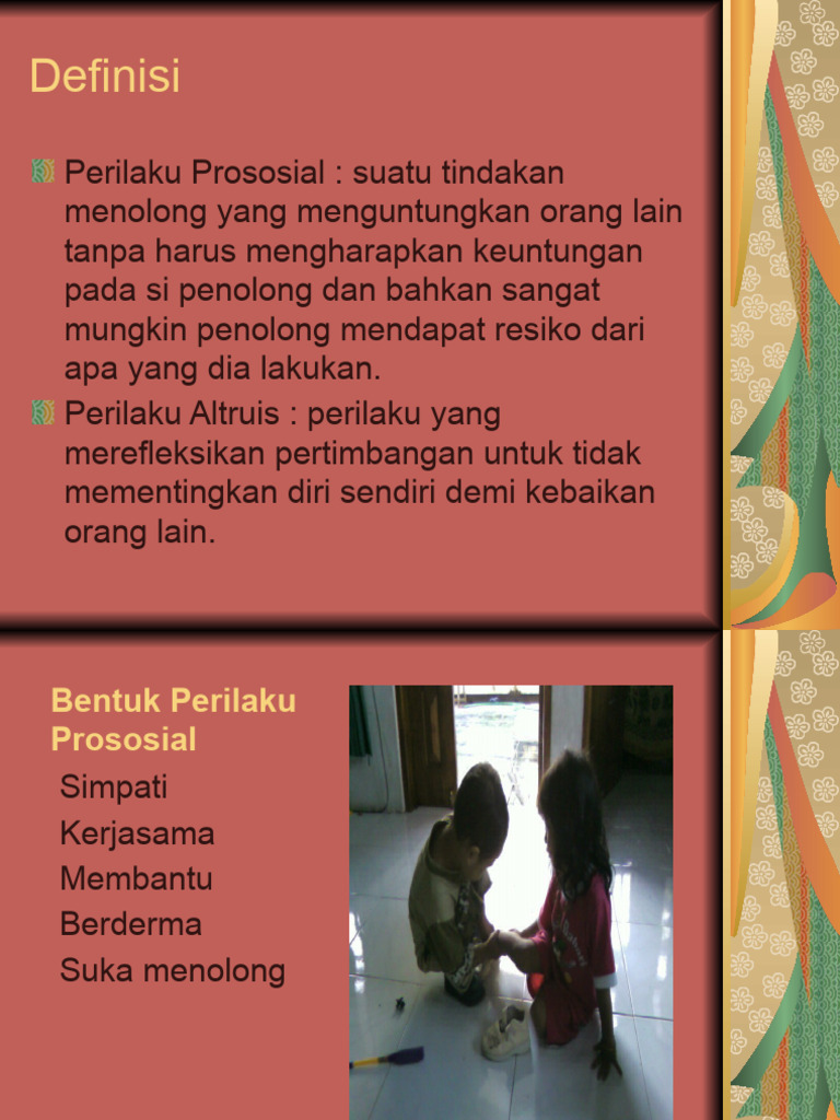Perilaku Prososial 1 | PDF | Pengembangan Diri