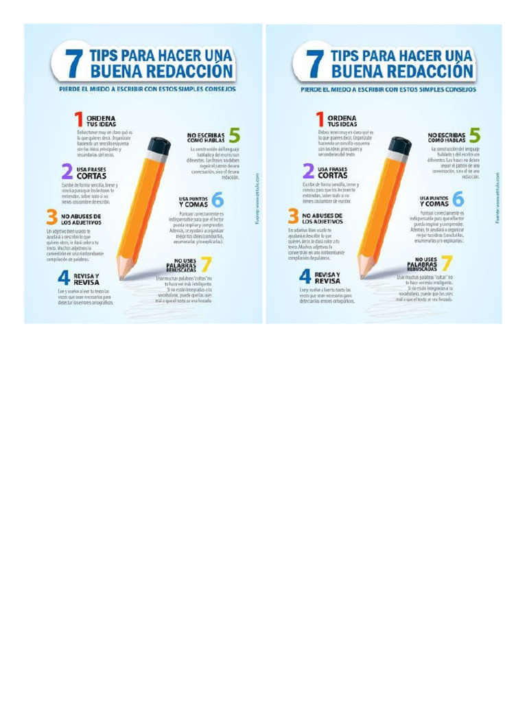 Tips para Hacer Una Buena Redacción | PDF