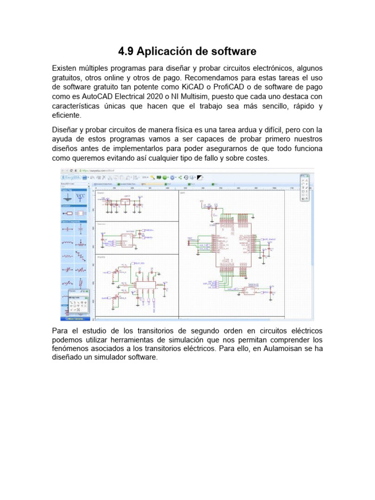 Simuladores para Circuitos Electrónicos | PDF | Software | Red eléctrica