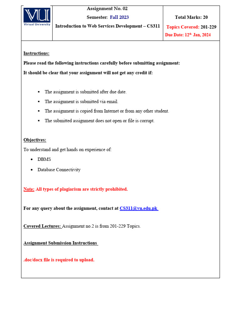 Fall 2023 - CS311 - 2 | PDF | Computers