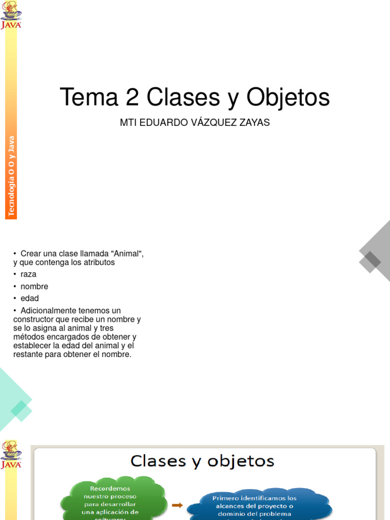Clases y Métodos en Java | PDF | Java (lenguaje de programación) | Método (programación de ...